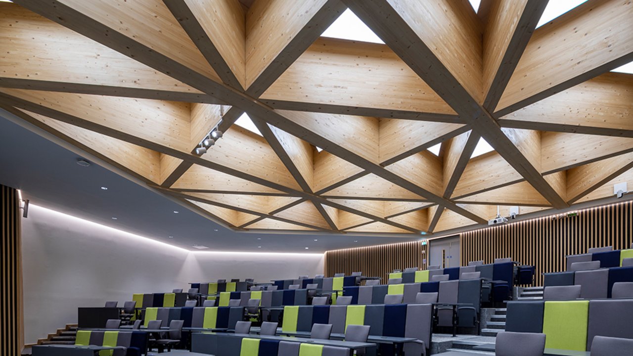 University of Birmingham – timber roof construction | WIEHAG
